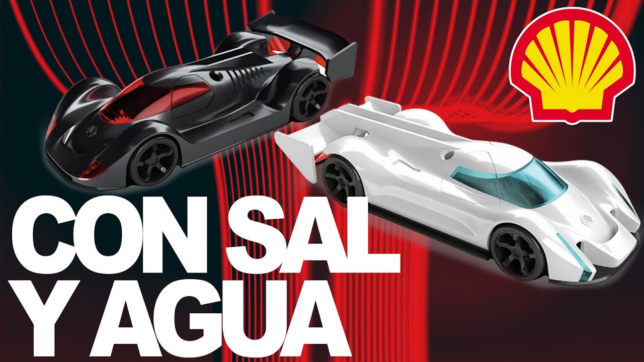 ESTOS CARROS FUNCIONAN CON AGUA Y SAL // Shell Salt and Water Cars ...