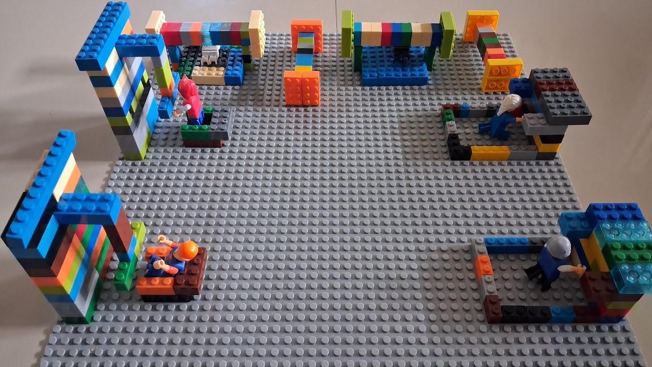 LEGO Gym Build - Miniature Fitness Center in LEGO! - YouTube