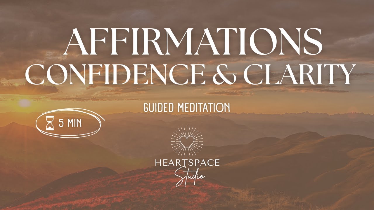 5 Minute Morning Meditation💛 Guided affirmations for Confidence, Self ...