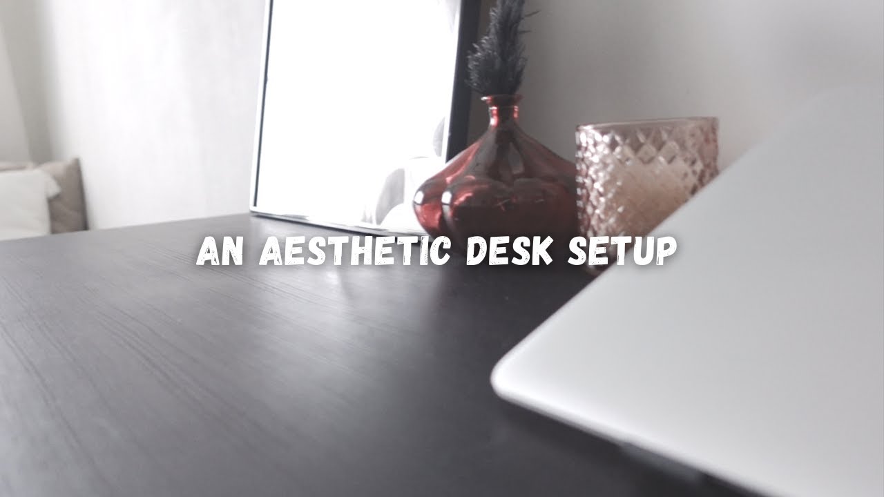 MY DESK TOUR | Aesthetic Desk Setup For Work From Home & Productivity ...