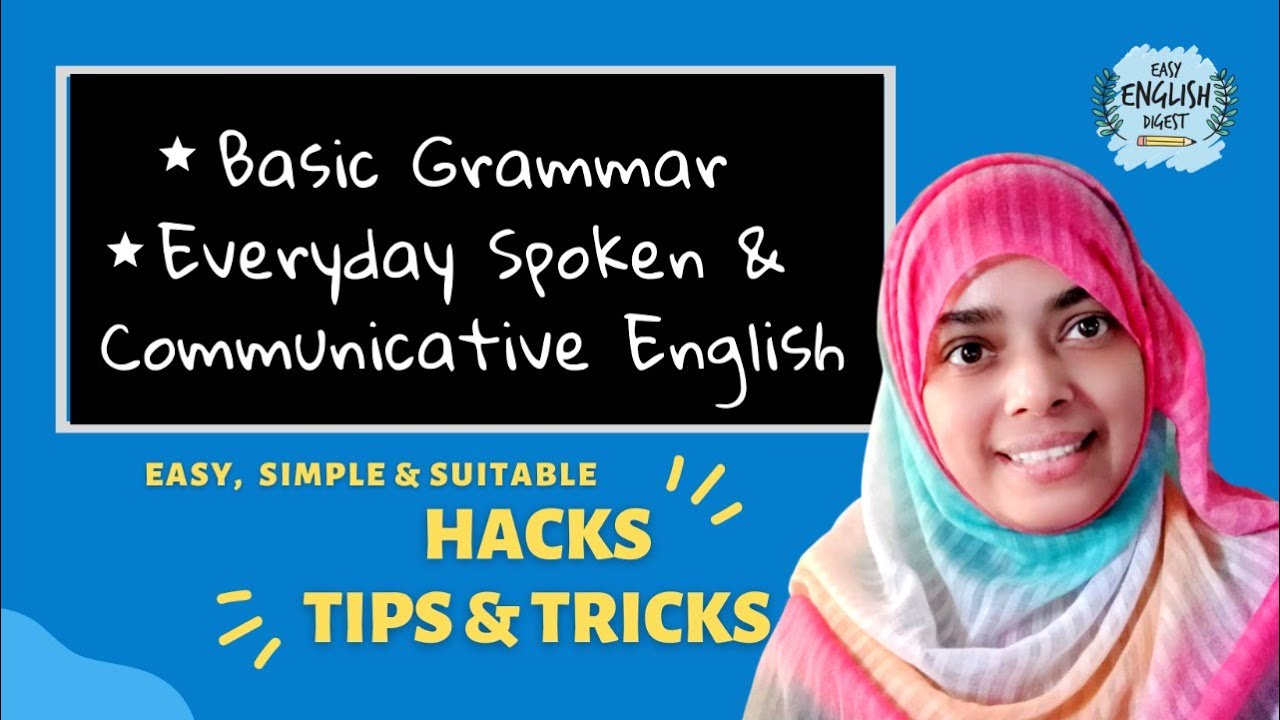 Learn English | Speak English | Easy hacks tips & tricks | English with ...