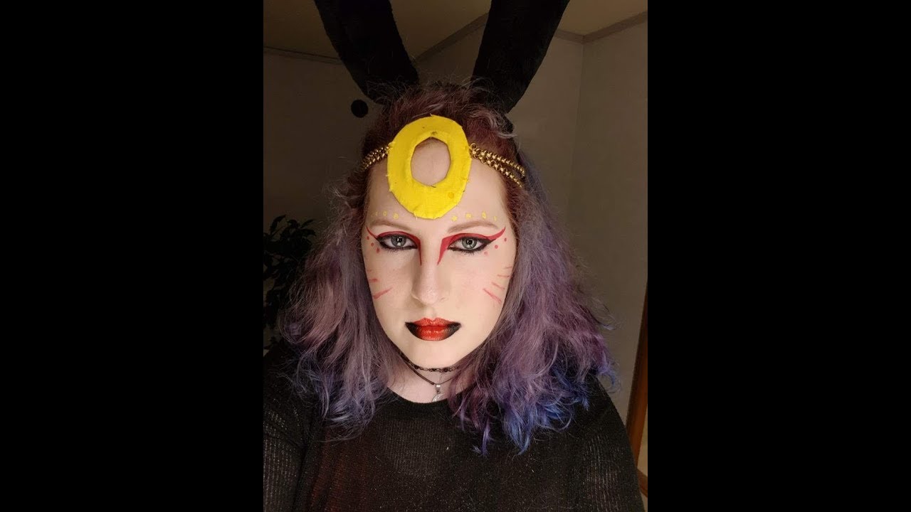 Umbreon inspired makeup - Cosplay serie - YouTube