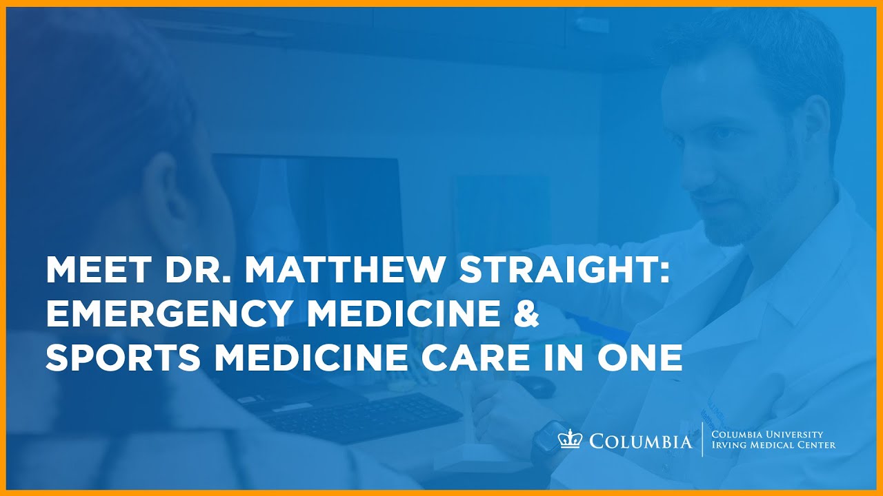 From ER to Sports Medicine: Dr. Matthew Straight's Unique Approach to ...