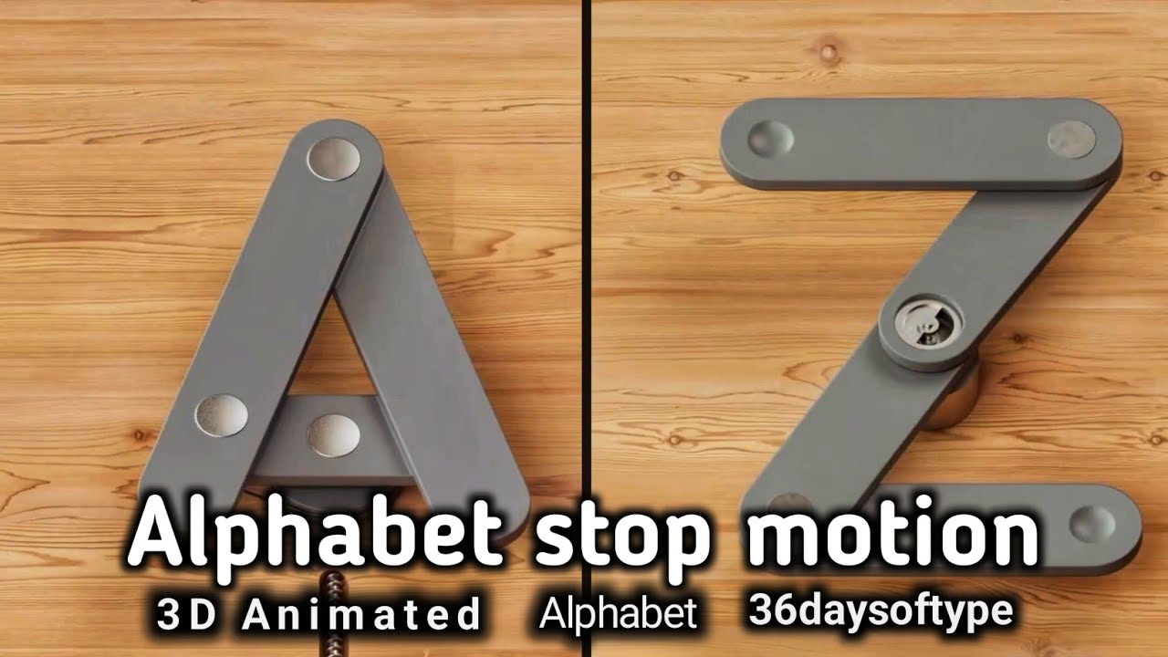 Animated Alphabet, 36days_of_type New collection.A-Z, || NH motion # ...