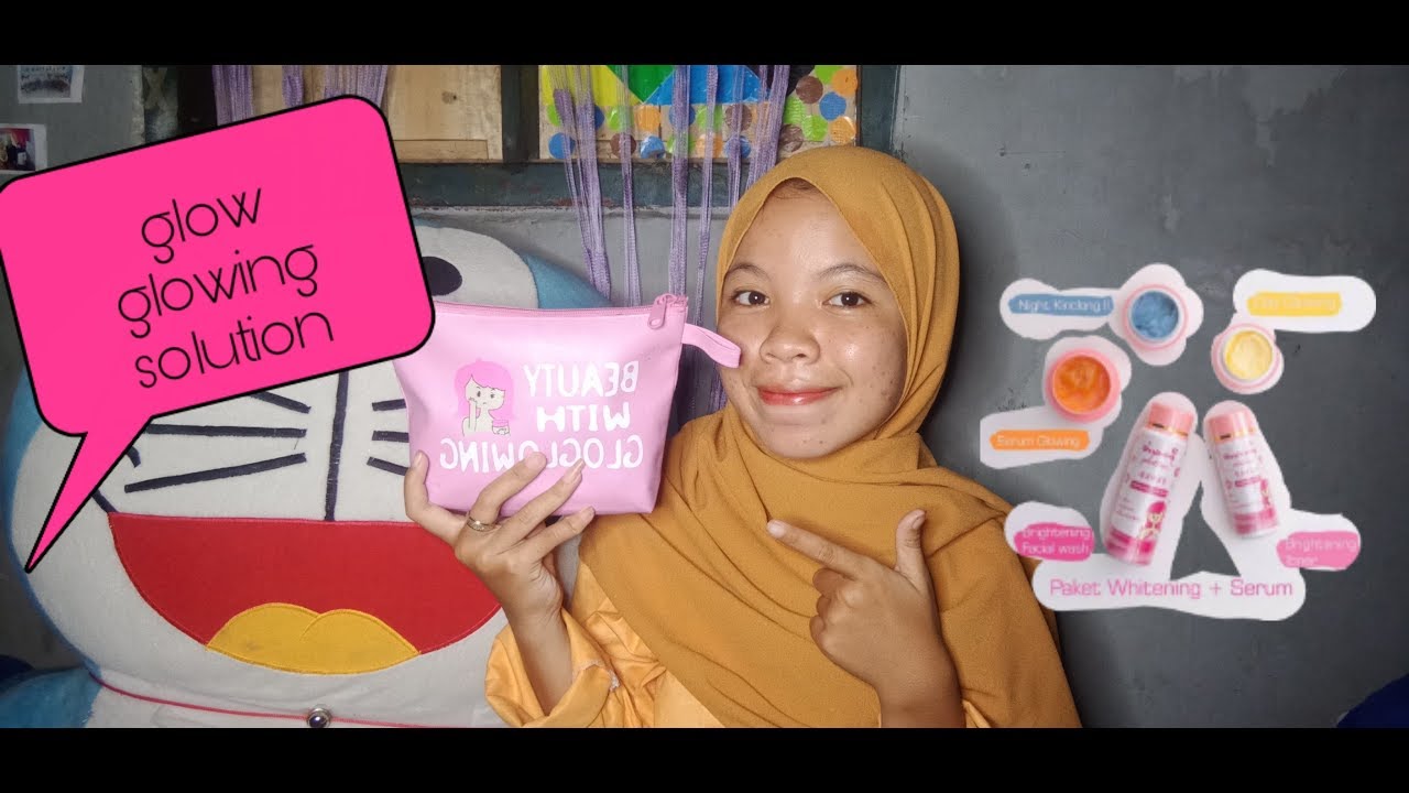 Skincare rutin glowing solution - YouTube