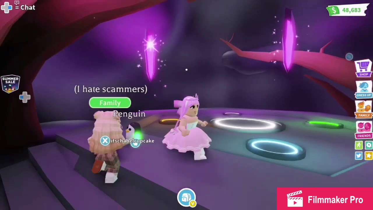 MEGA Neon Penguin on Roblox Adopt me - YouTube