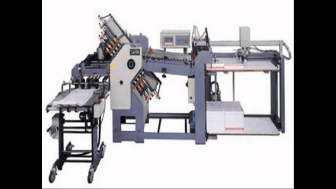 Paper Folding Machine - paper folding easy - YouTube