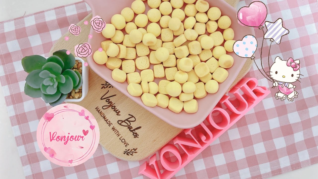 Xiao Man Tou Biscuit | How to bake Little Mantou Biscuit | 小馒头 - YouTube