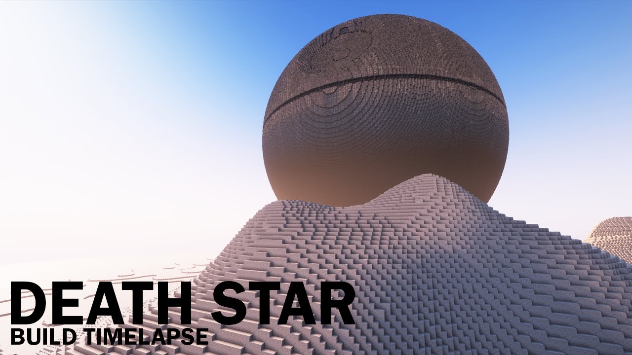 Death Star From Star Wars Build Timelapse - Minecraft - YouTube