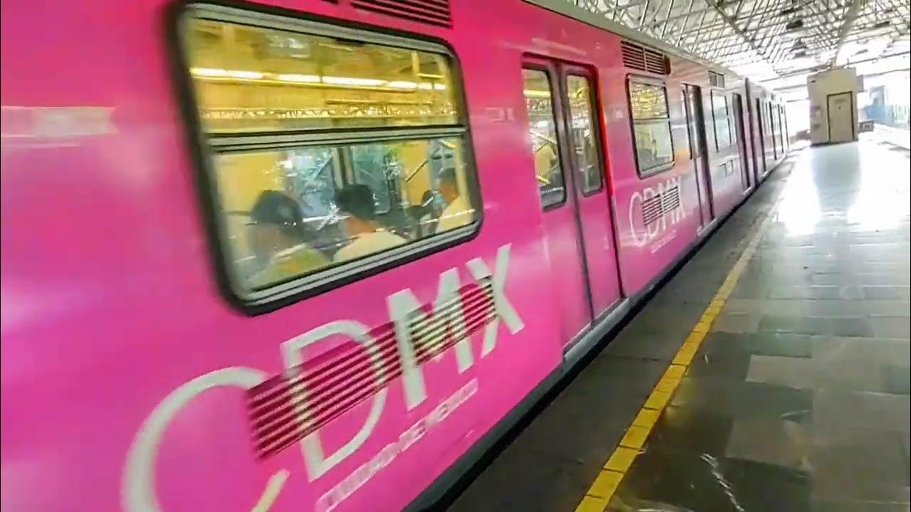 el #metro de la #CDMX en la #línea2 en la estación #chabacano🚇 de un metro #nm02 💙💙🖤💛🖤💛🖤💓💓 - YouTube
