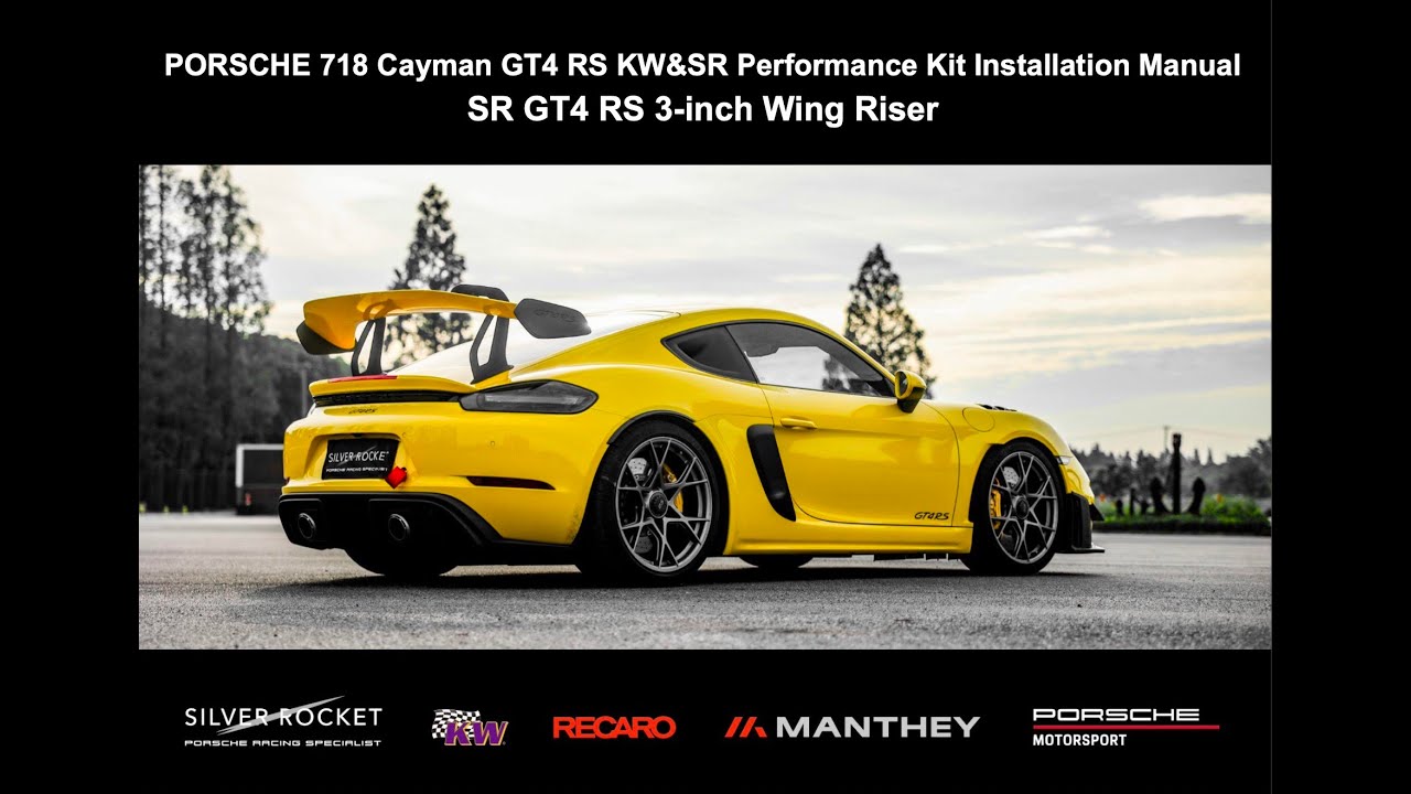 SilverRocket GT4 RS 3-Inch Wing Riser (OEM Aluminum Casting ...