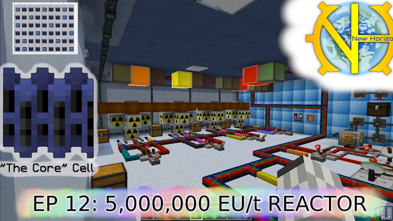 GTNH S02E12: pushing IC2 nuclear reactors to the limit - YouTube