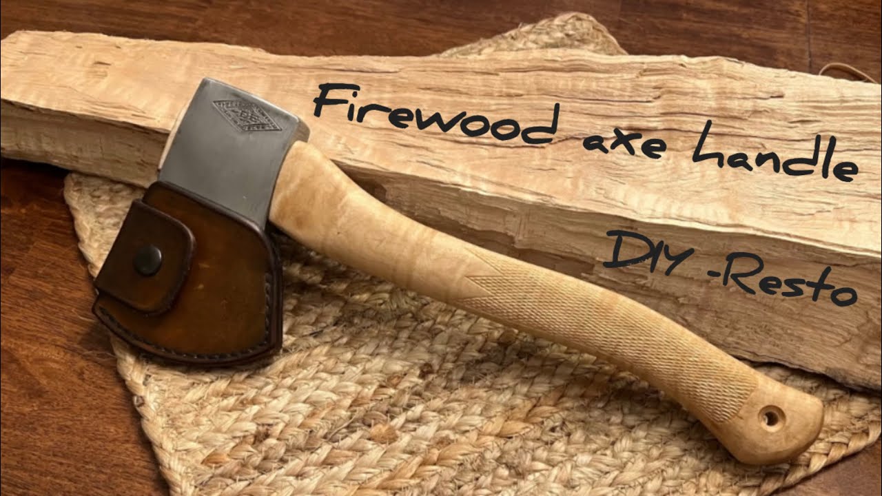 Firewood to Axe Handle -DIY Axe Resto - YouTube