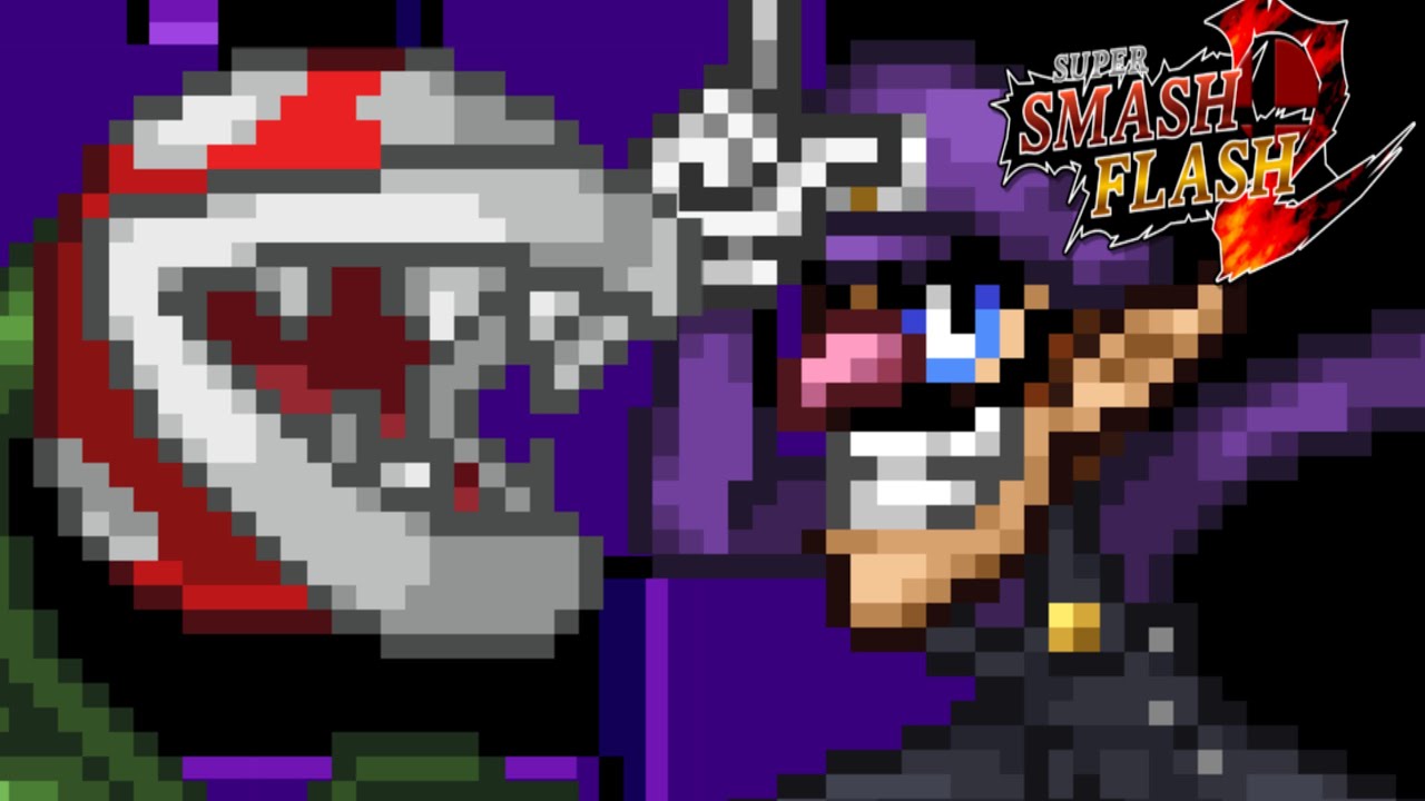 Waluigi in SSF2 1.3 - YouTube