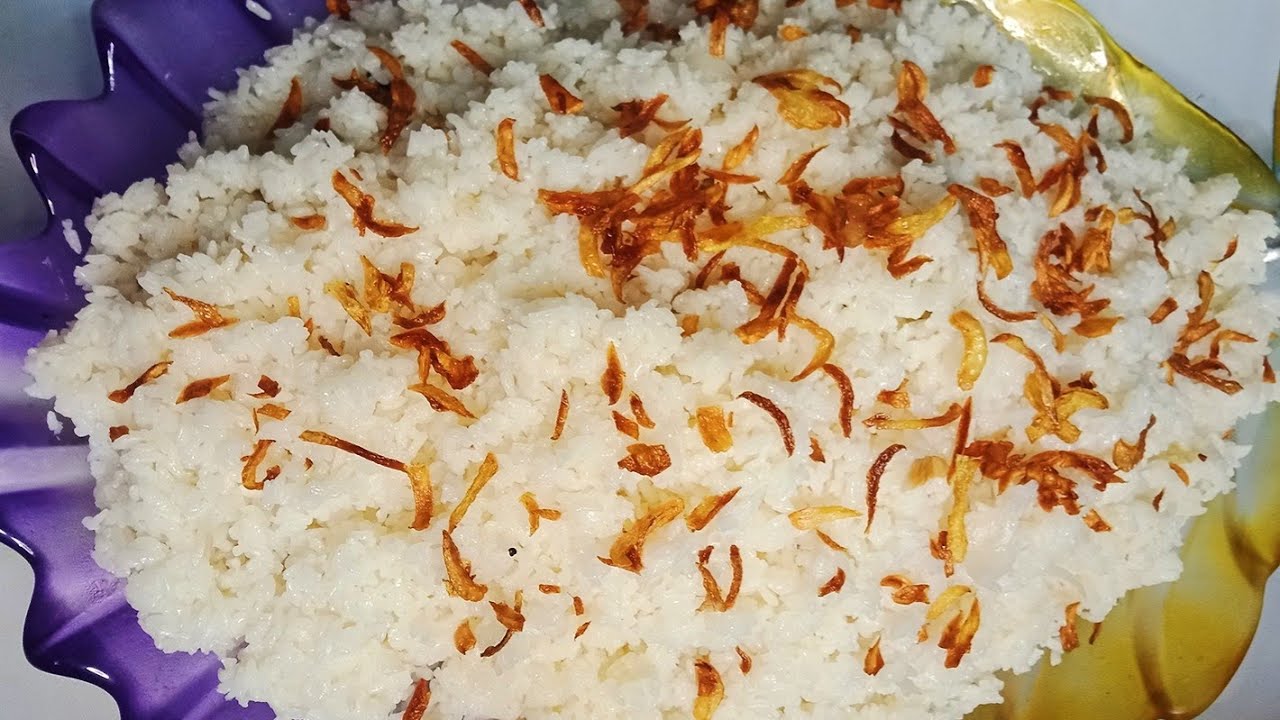 ঝরঝরে প্লেইন পোলাও/সাদা পোলাও।। Plain polaw recipe..... - YouTube
