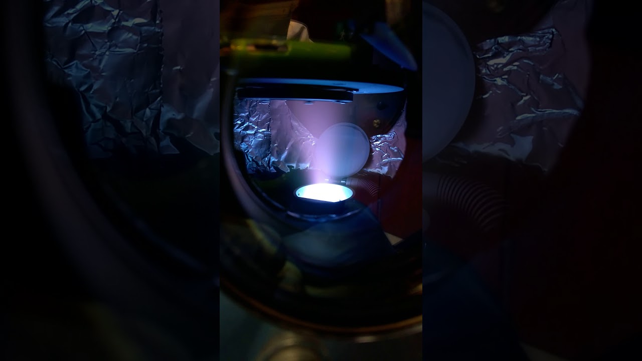 Titanium deposition by sputtering using Argon plasma - INAOE - YouTube