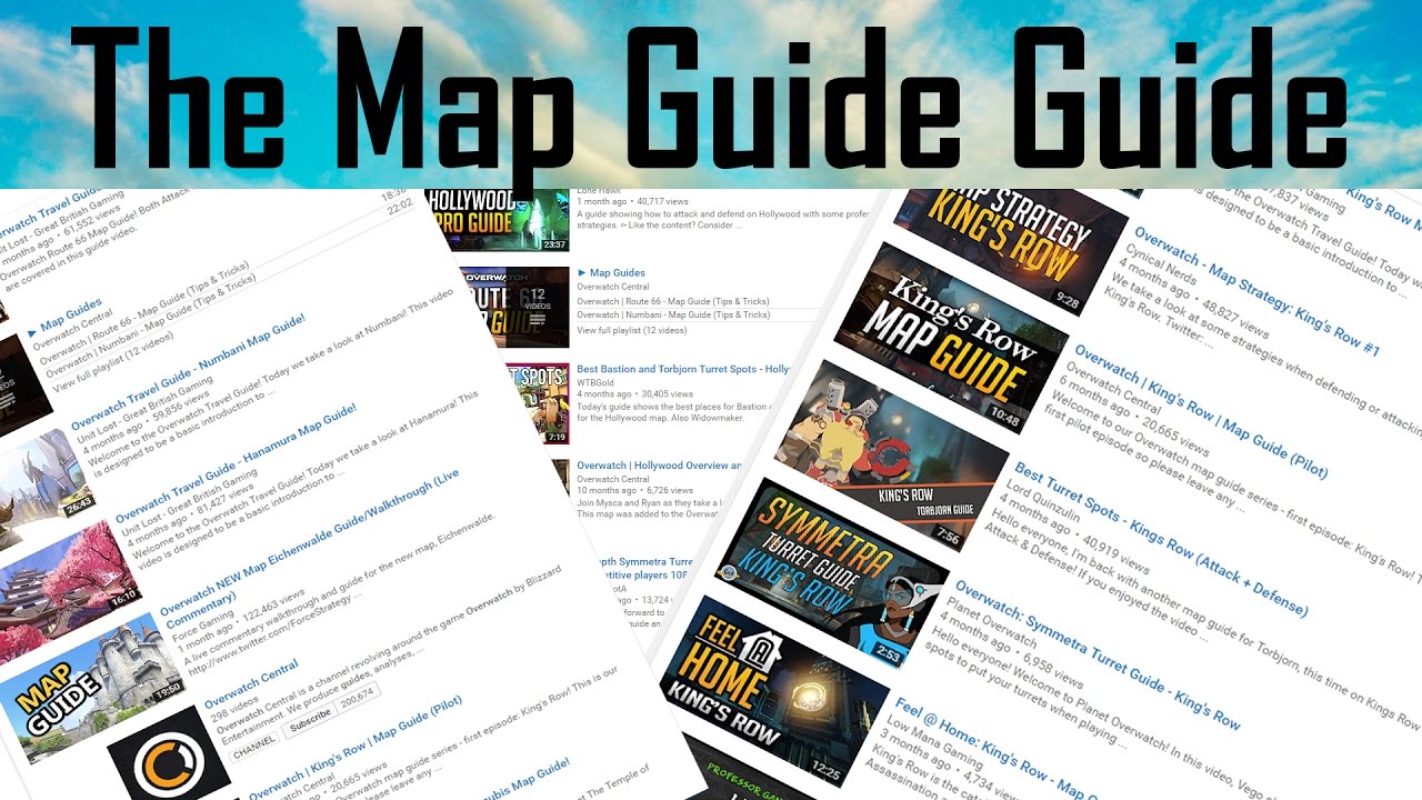 The Map Guide Guide - Defense Edition - YouTube