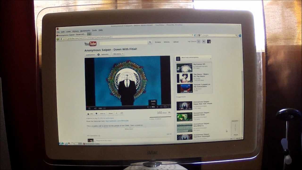 Lubuntu 1204 on G4 iMac snowball - YouTube