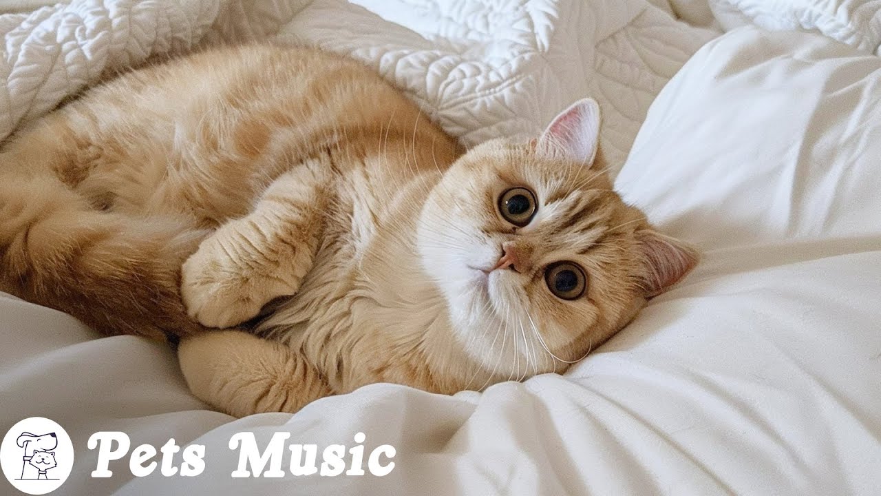 Calming piano music for cats ♬ Instantly Soothe Your Anxious Cat with ...