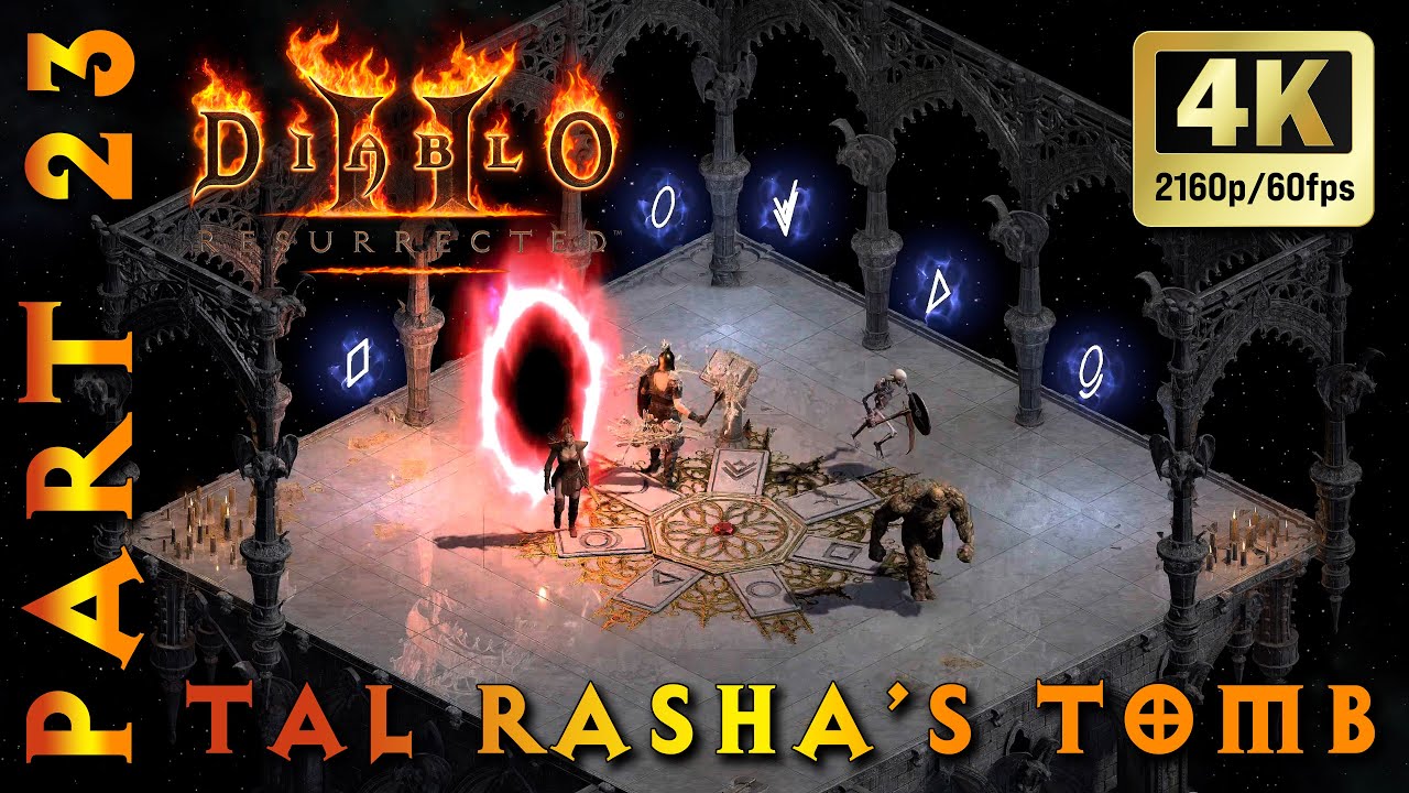 Diablo II Resurrected - Necromancer - ACT II - Tal Rasha's Tomb ...