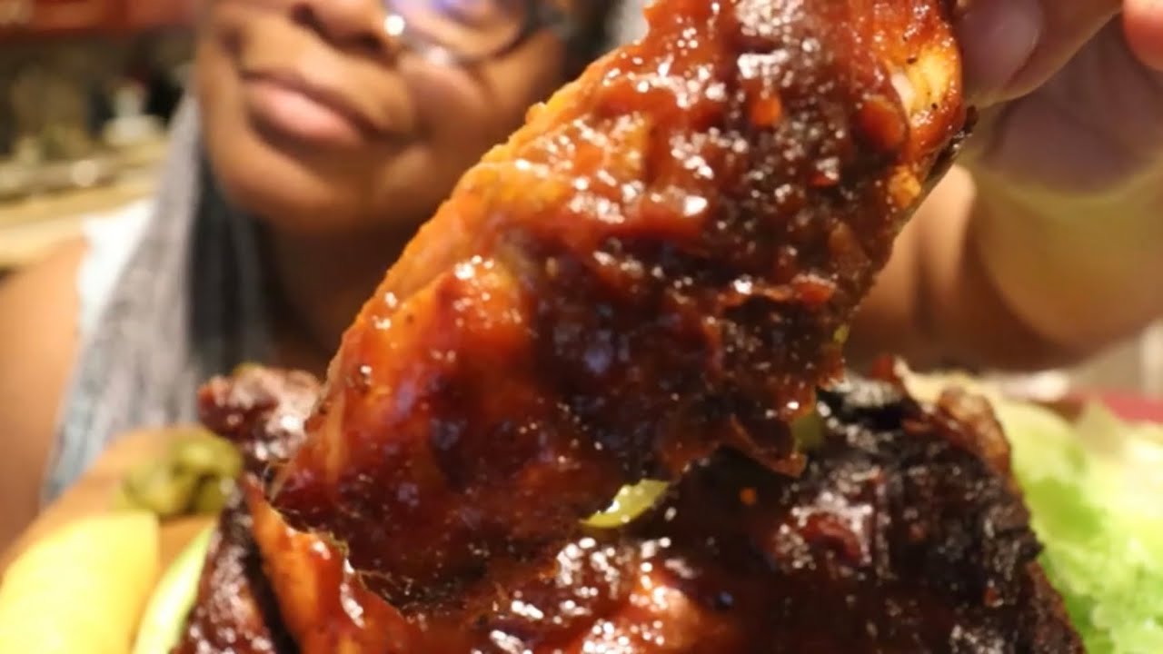 2XSpicy BBQ Baby Back Ribs Homemade | Eating Show - YouTube