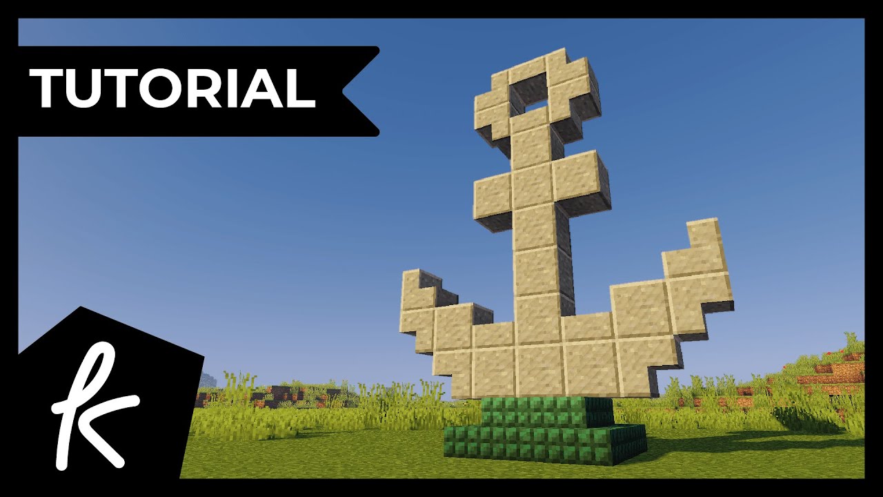 Cómo hacer un ancla estatua en Minecraft. - YouTube