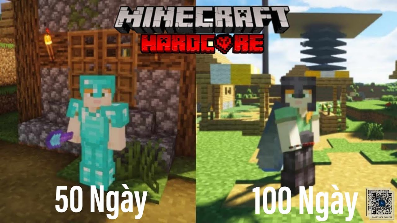 Mình Sinh tồn 100 Ngày Trong Minecarft Hardcore |Phần 2 - YouTube