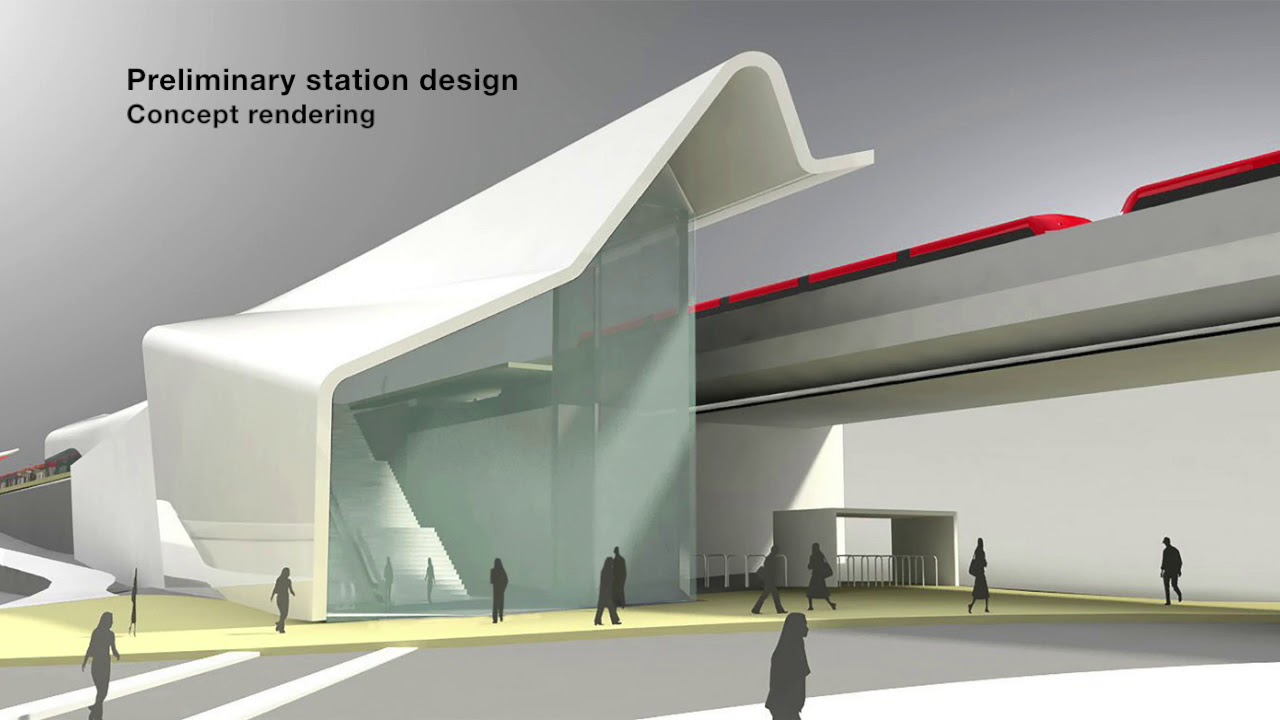 Green Line LRT: Architectural Concept - YouTube