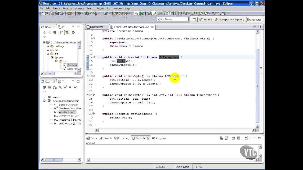 Advanced Java tutorial - Writing Your Own I O Classes - YouTube