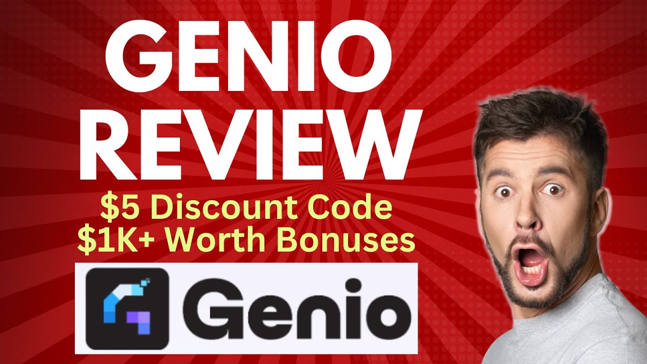 Genio Review | Quick DEMO, $5 Discount Code & Bonuses - YouTube