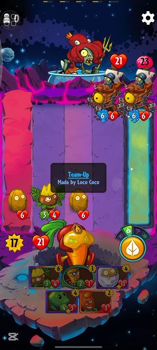 [Loco coco]PvZheroes today's puzzle - YouTube