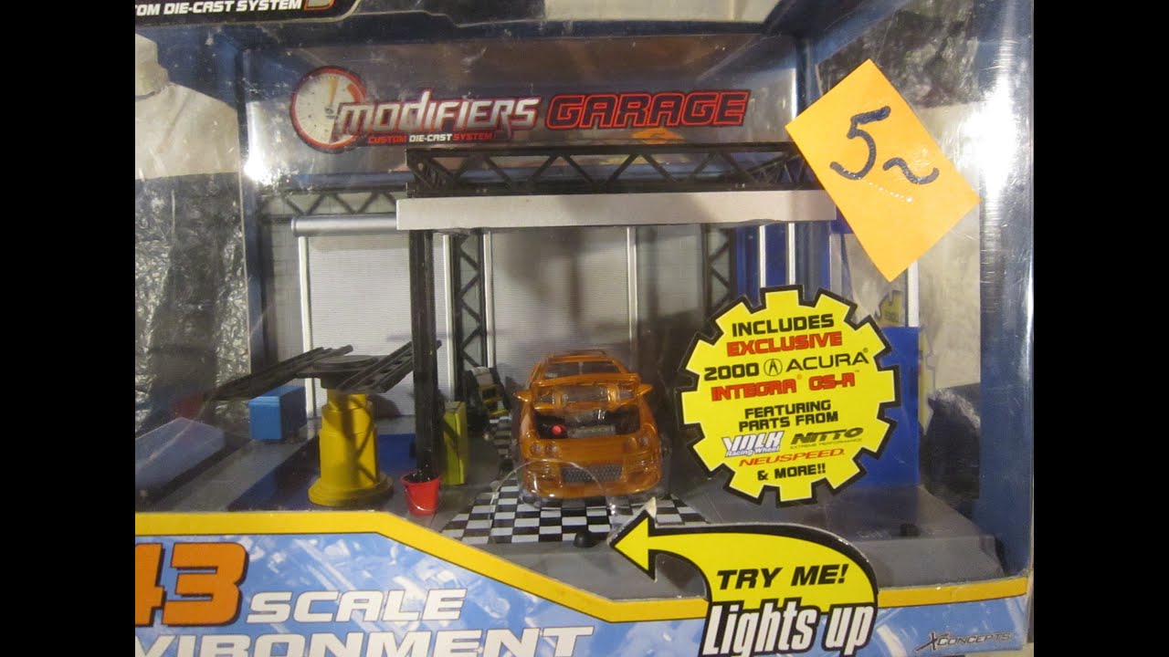 MODIFIERS CUSTOM GARAGE DIECAST SYSTEM - YouTube