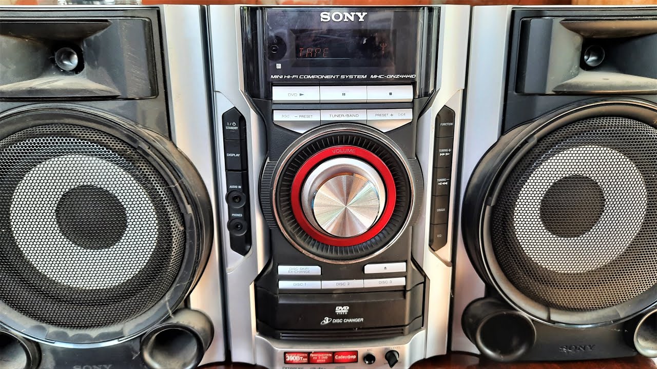 SONY MINI HI-FI COMPONENT SYSTEM MHC-GNZ444D - YouTube