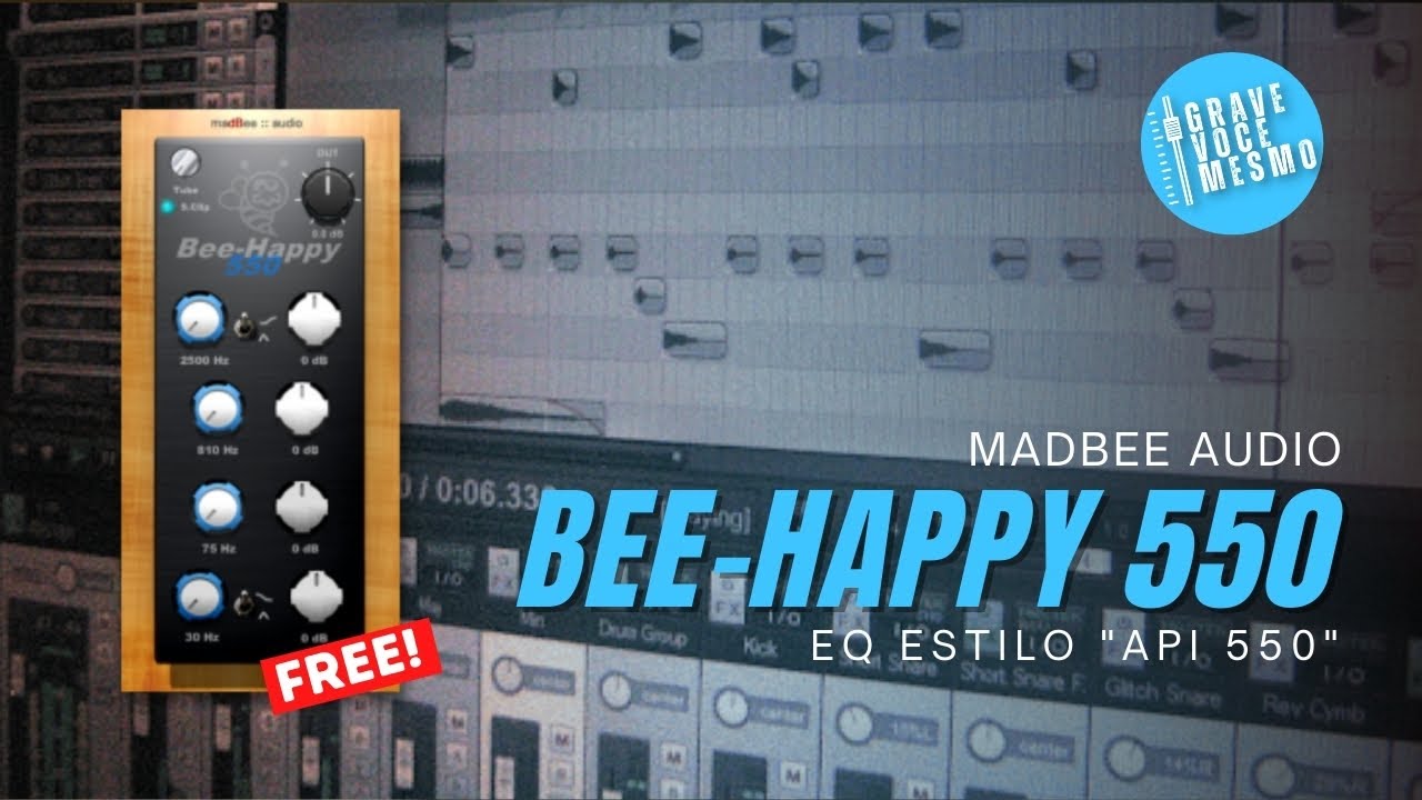 Bee Happy 550 v2 - Plugin do Equalizador API 550B Grátis (com Presets ...