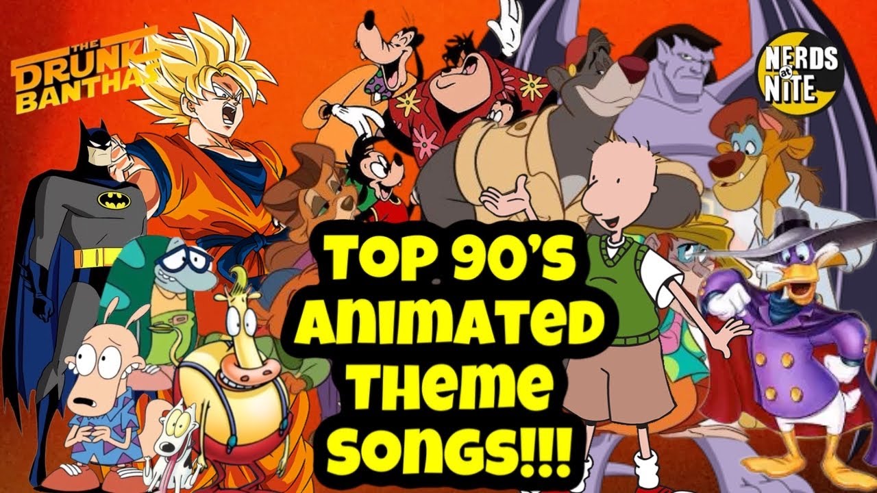 Top 10 90s Animated Theme Songs | The Bantha Bunch Ep 48 - YouTube