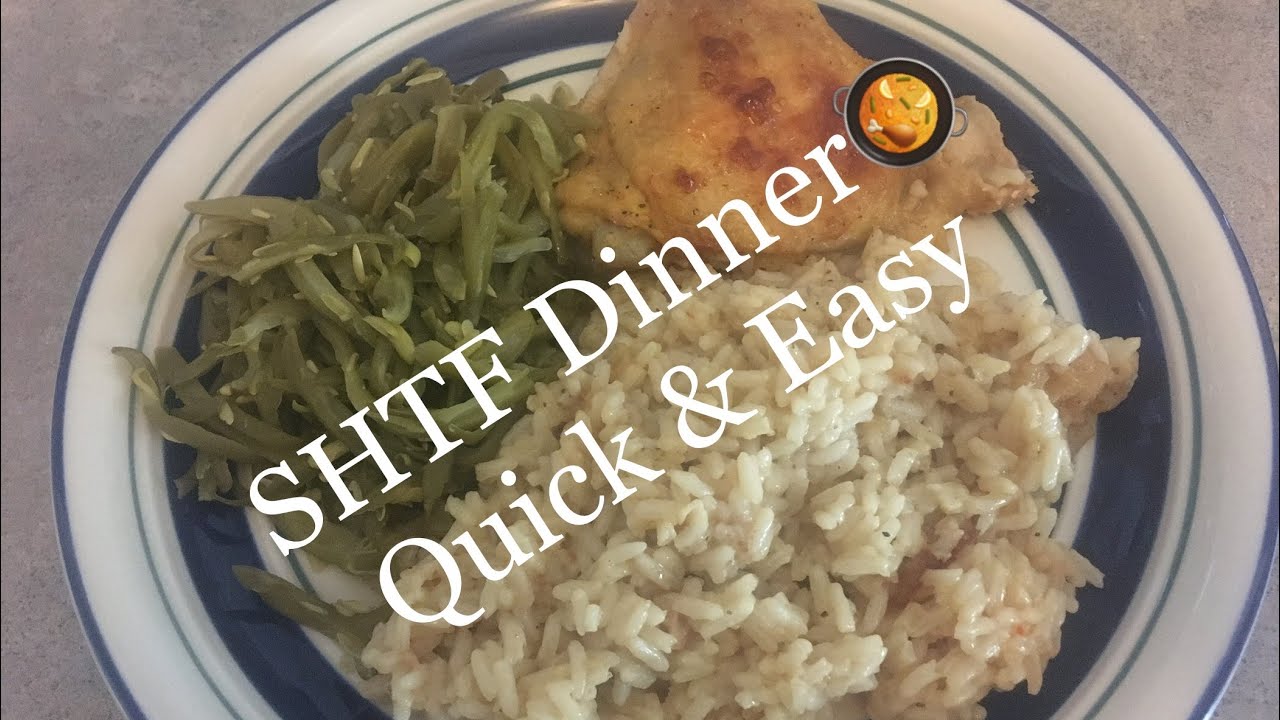 SHTF Cooking / Easy Pantry Meal - YouTube