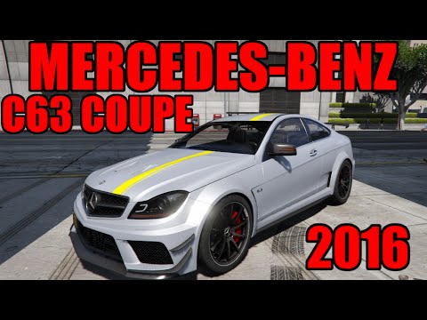 GTA V PC MODS Mercedes-Benz C63 Coupe - YouTube