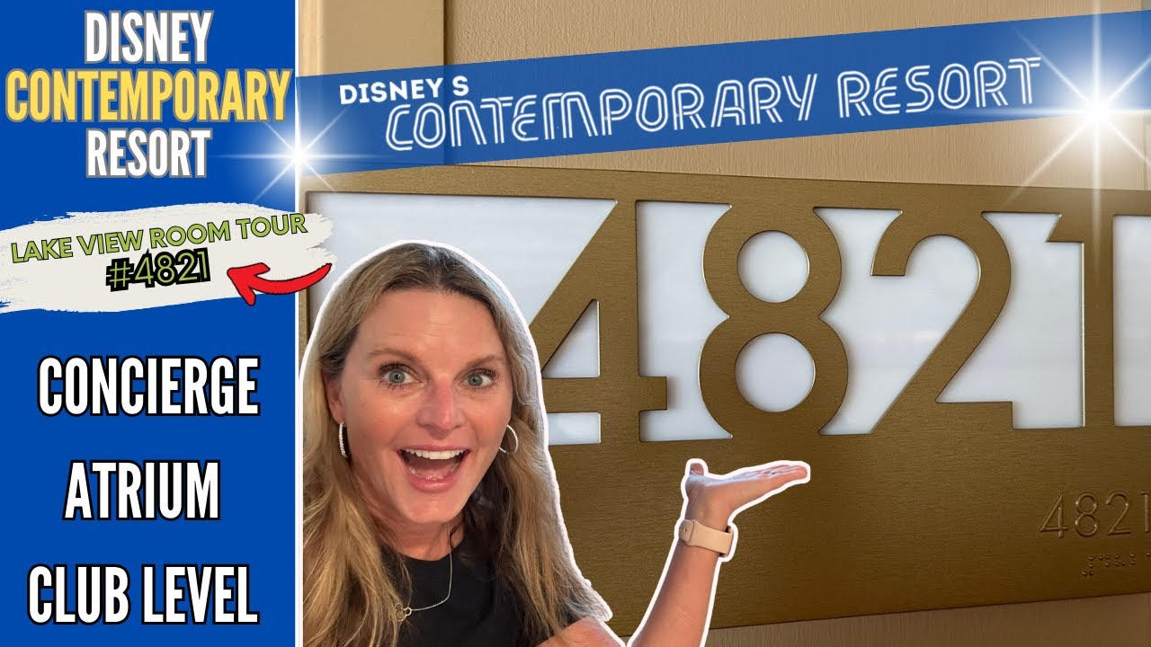 Contemporary Resort CLUB LEVEL Lake View Room Tour #4821| Concierge ...