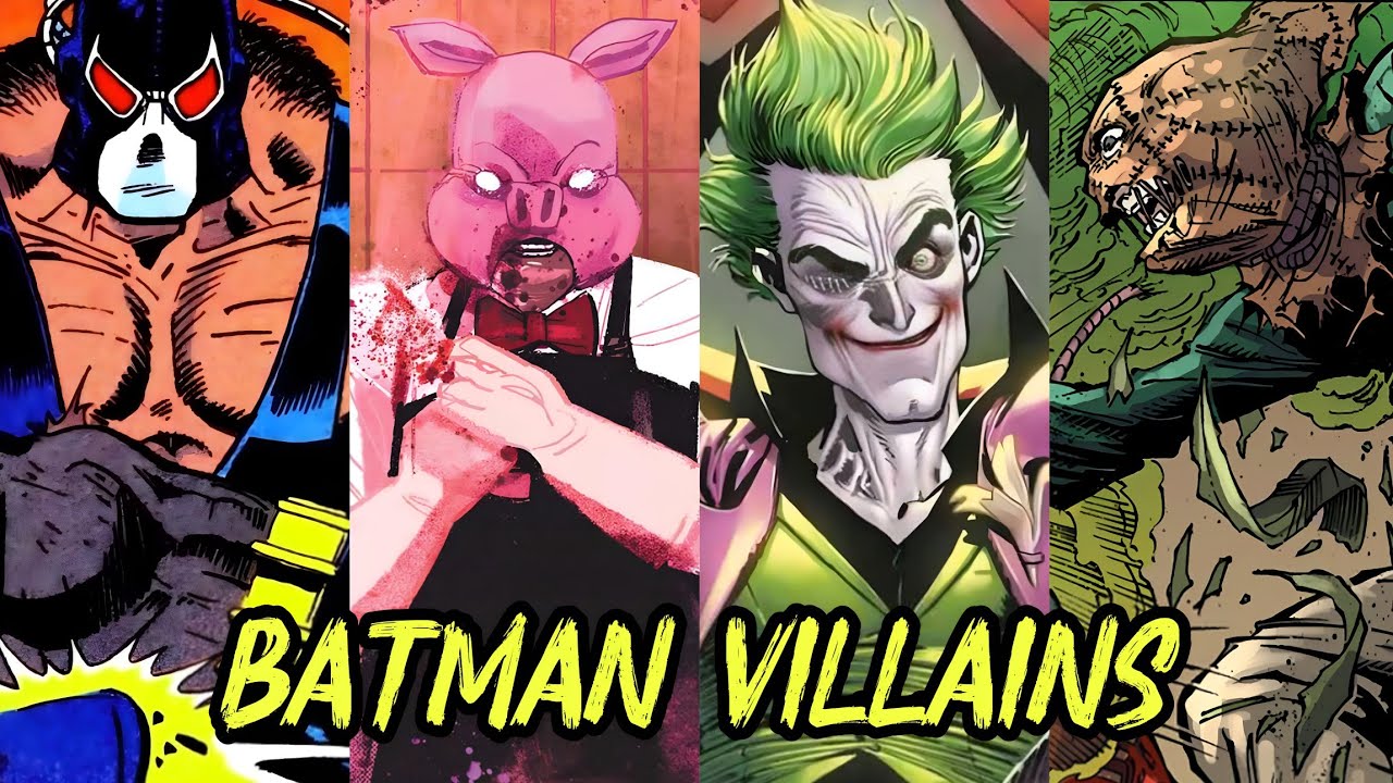 8 Most Evil Batman Villains From DC Comics - YouTube