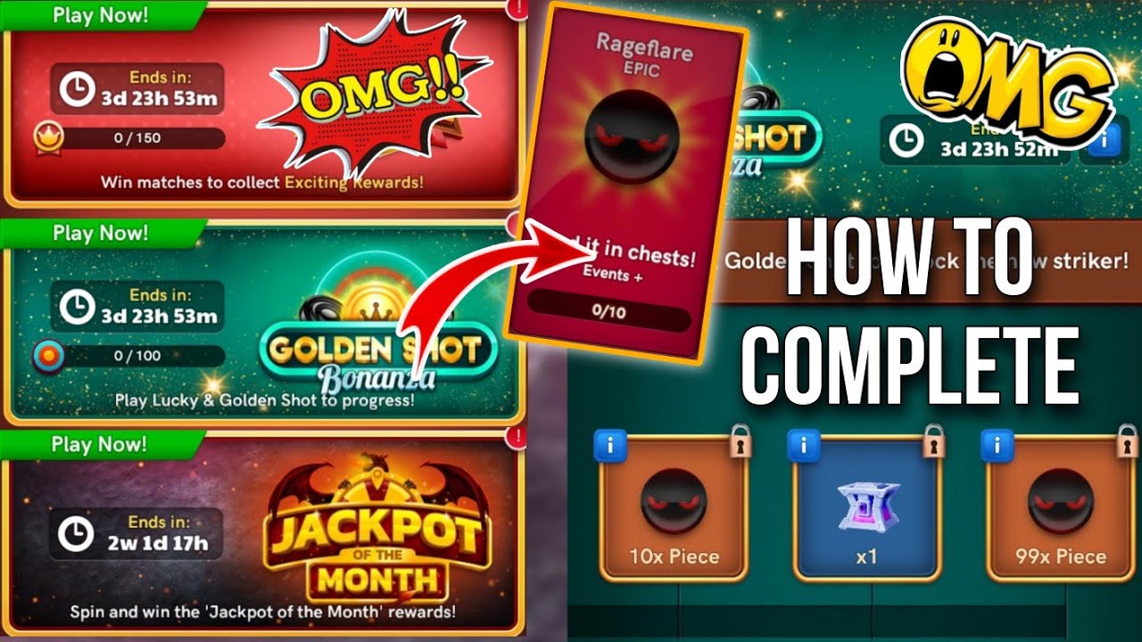 How To Complete Golden Shot Bonanza & Jackpot Of The Month 😱 Event ...