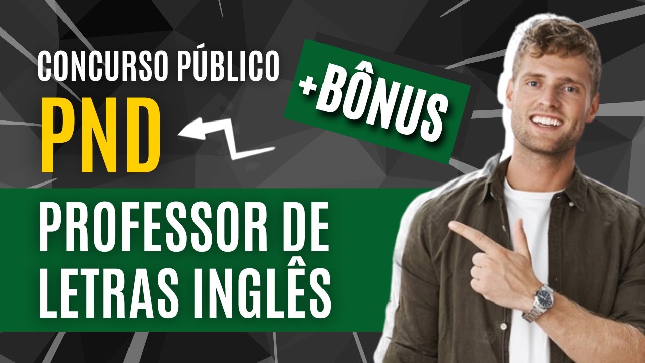 Apostila Concurso PND 2025 - Material EXCLUSIVO para Professor - Letras ...
