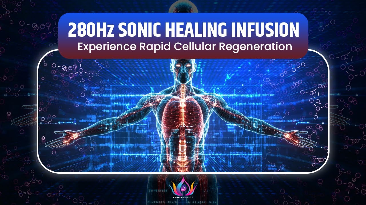 280Hz SONIC HEALING INFUSION | Experience Rapid Cellular Regeneration ...