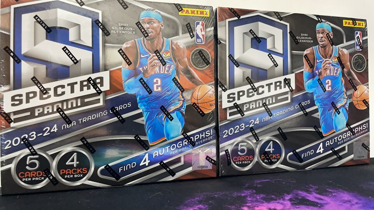 2023-24 Panini Spectra Hobby 2-box PYT Break | Break 342 - YouTube