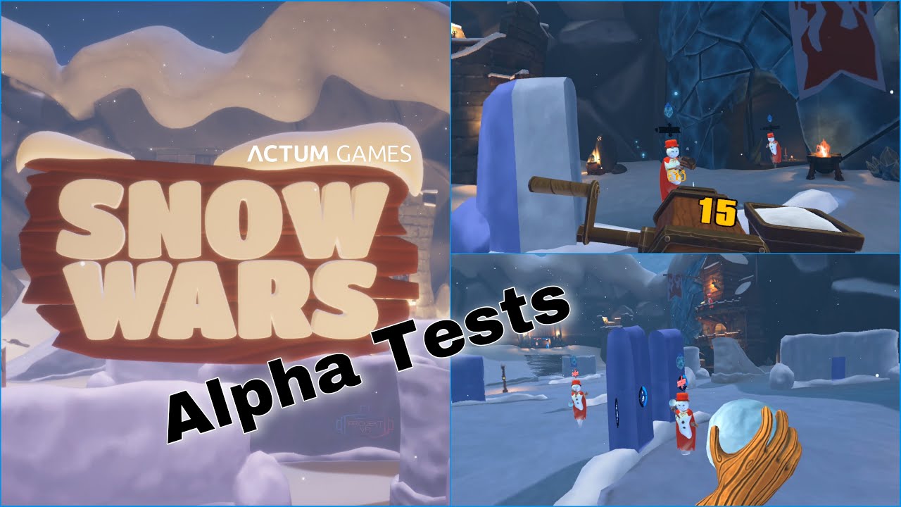 Snow Wars VR⛄⛄ | Alpha Testy nowej gry Actum Games 🔥🔥🔥 - YouTube