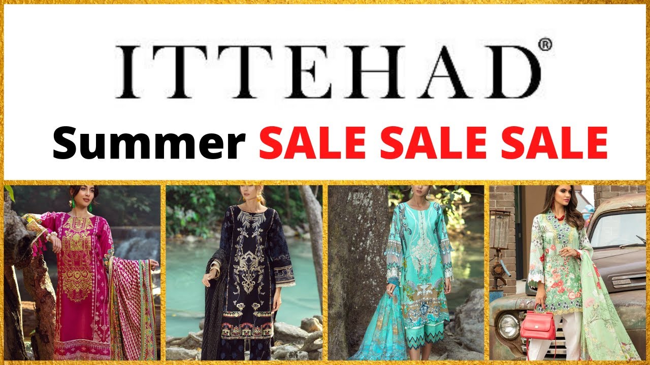 ITTEHAD Brand Summer SALE! SALE! 2020 With Prices ||Unstitched ...