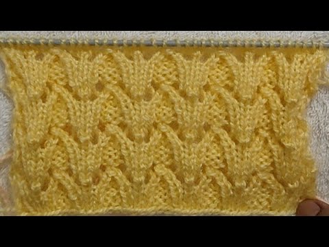 बहुत खूबसूरत जालीदार 🧶बुनाई पैटर्न Very beautiful openwork🧶knitting pattern - YouTube