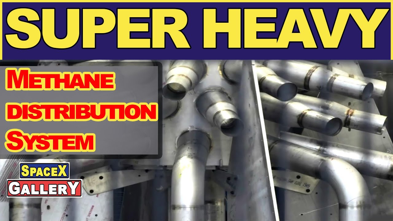 SpaceX Starship's Super Heavy Booster BN3 | Methane Distribution System ...