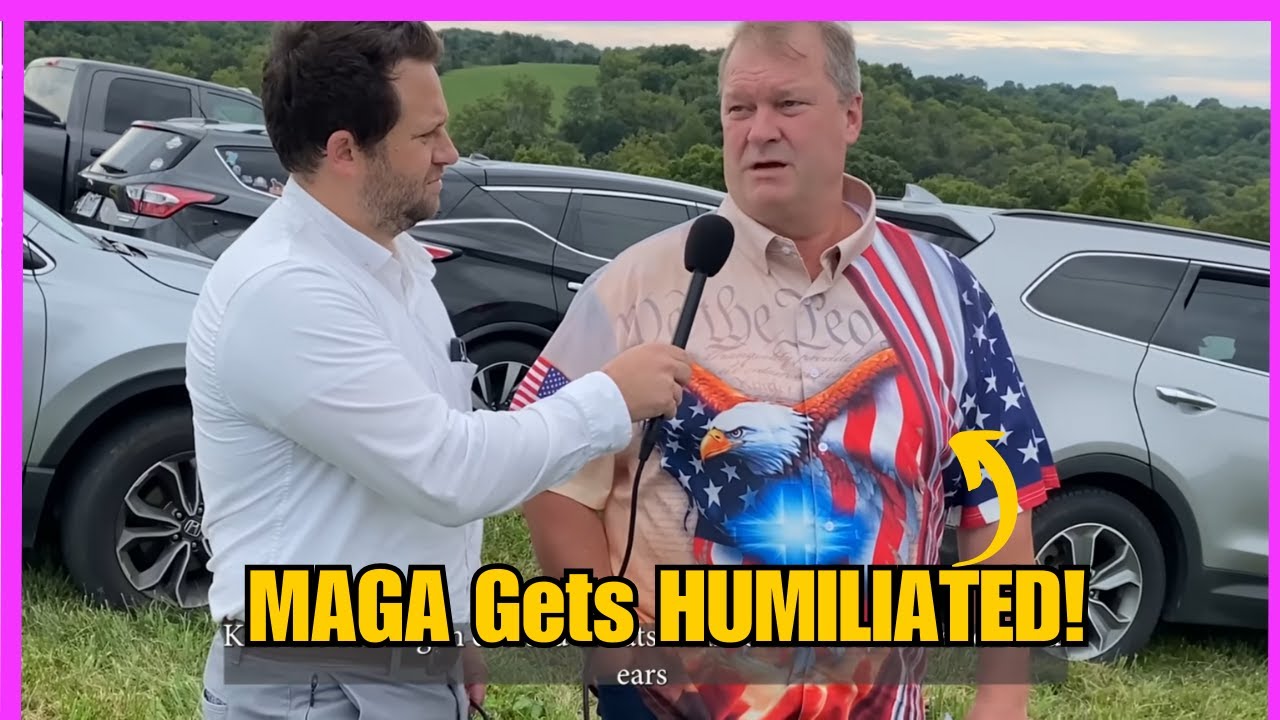 MAGA HUMILIATED At WILD Trump Event! - YouTube