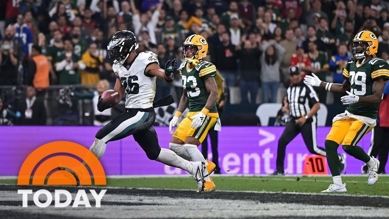 Eagles beat Packers in first NFL game played in South America - YouTube