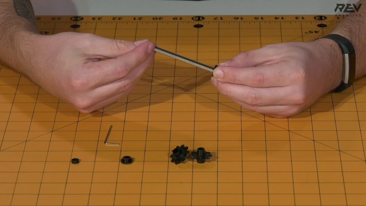 Channel Drivetrain - Double Sprocket Shaft Assembly - YouTube
